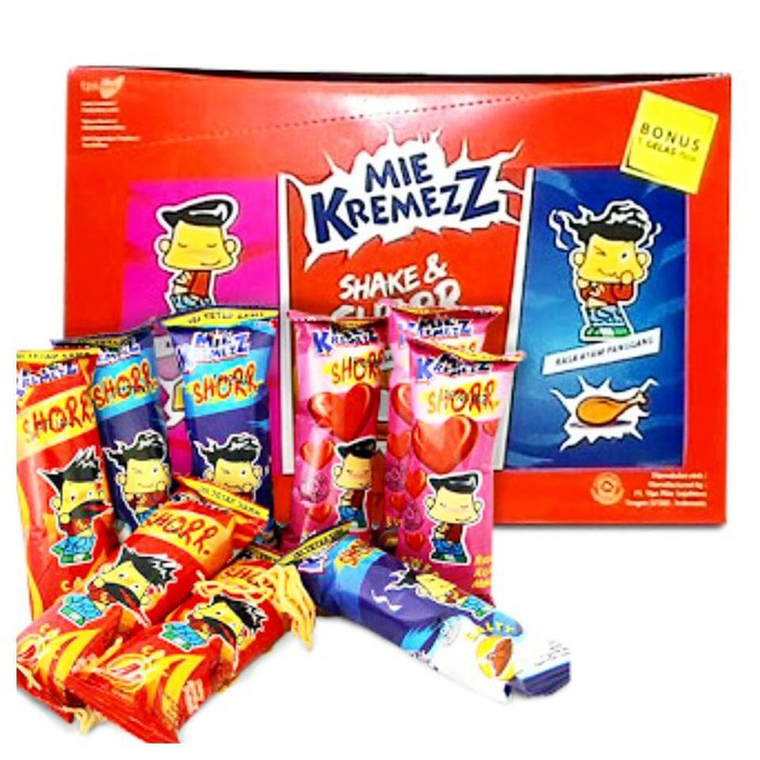 Jual MIE KREMEZZ SHORR MIX 3 RASA/ MIE KREMES SHAKE & SHORR/ MI KREMES ...