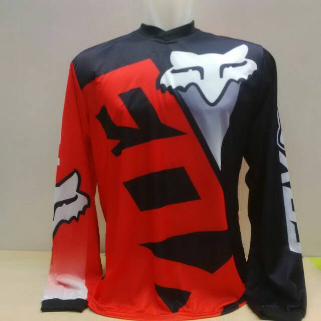 Jual Grosir murah Jersey Fx Merah Strip Hitam | Shopee Indonesia
