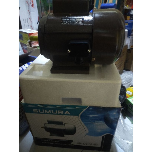 Jual Dinamo Motor Penggerak 1/2Hp 4P 1Ph 1400Rpm SUMURA / Elektro Motor SUMURA 0.5Hp | Shopee ...