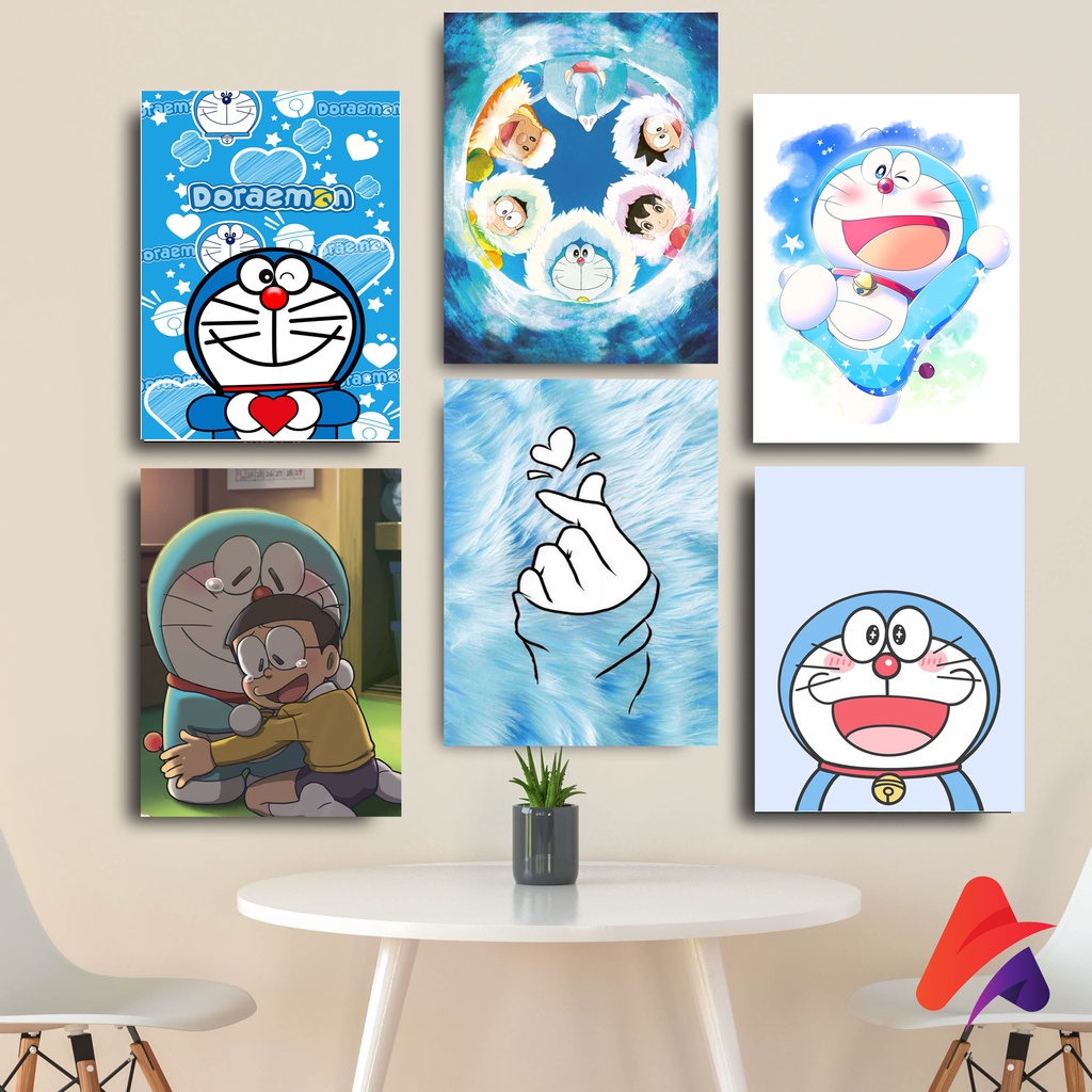 Jual APOLITO 15X20 HIASAN DINDING DORAEMON KARTUN WALL DECOR PAJANGAN ...