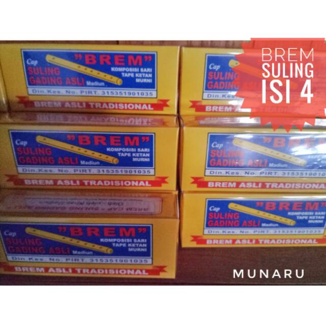 Jual Brem Suling isi 4 Brem Madiun Besar Rasa Original | Shopee Indonesia