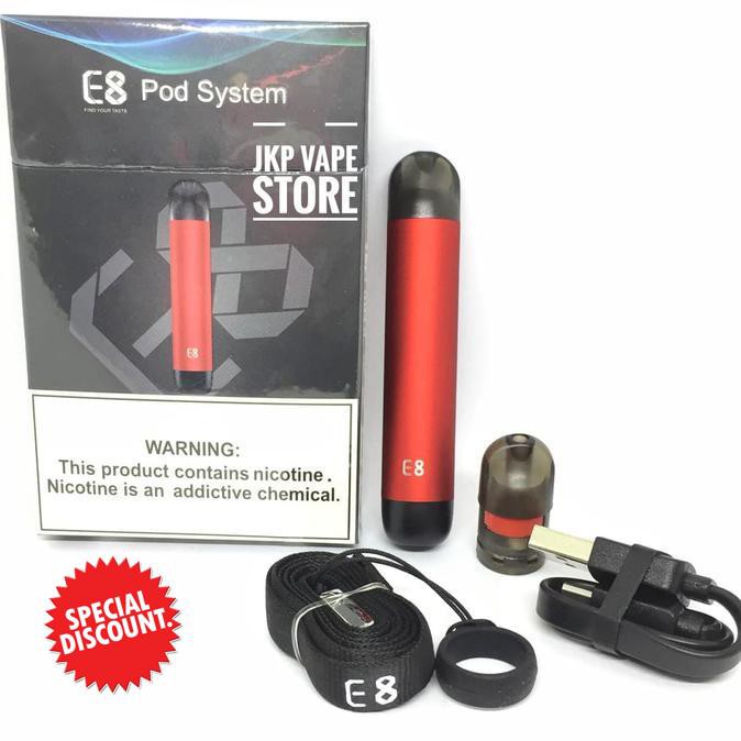 Jual E8 Pod Starter Kit - Pods System Authentic By Jdi Vapeant - Red ...
