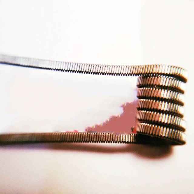 Jual coil alien fused clapton flat ribbon ni80 coil vape high quiality ...