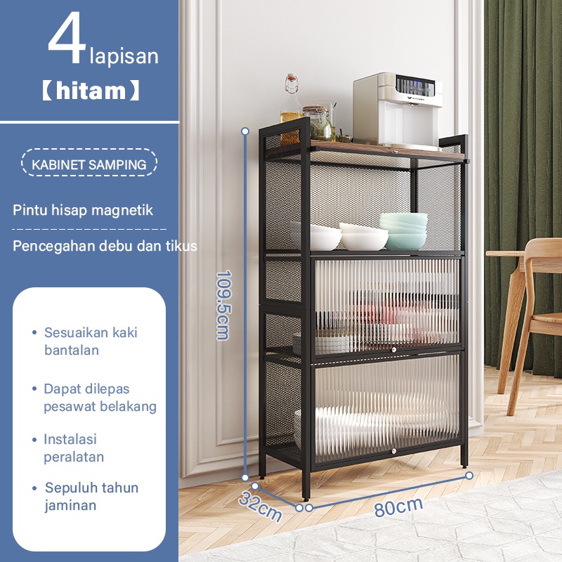 Jual BIG SALE NETEL Rak dapur Rak Oven Microwave Lemari Piring Multi ...