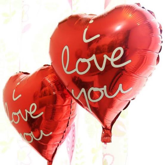 Jual Balon I Love You Tulisan Putih | Shopee Indonesia