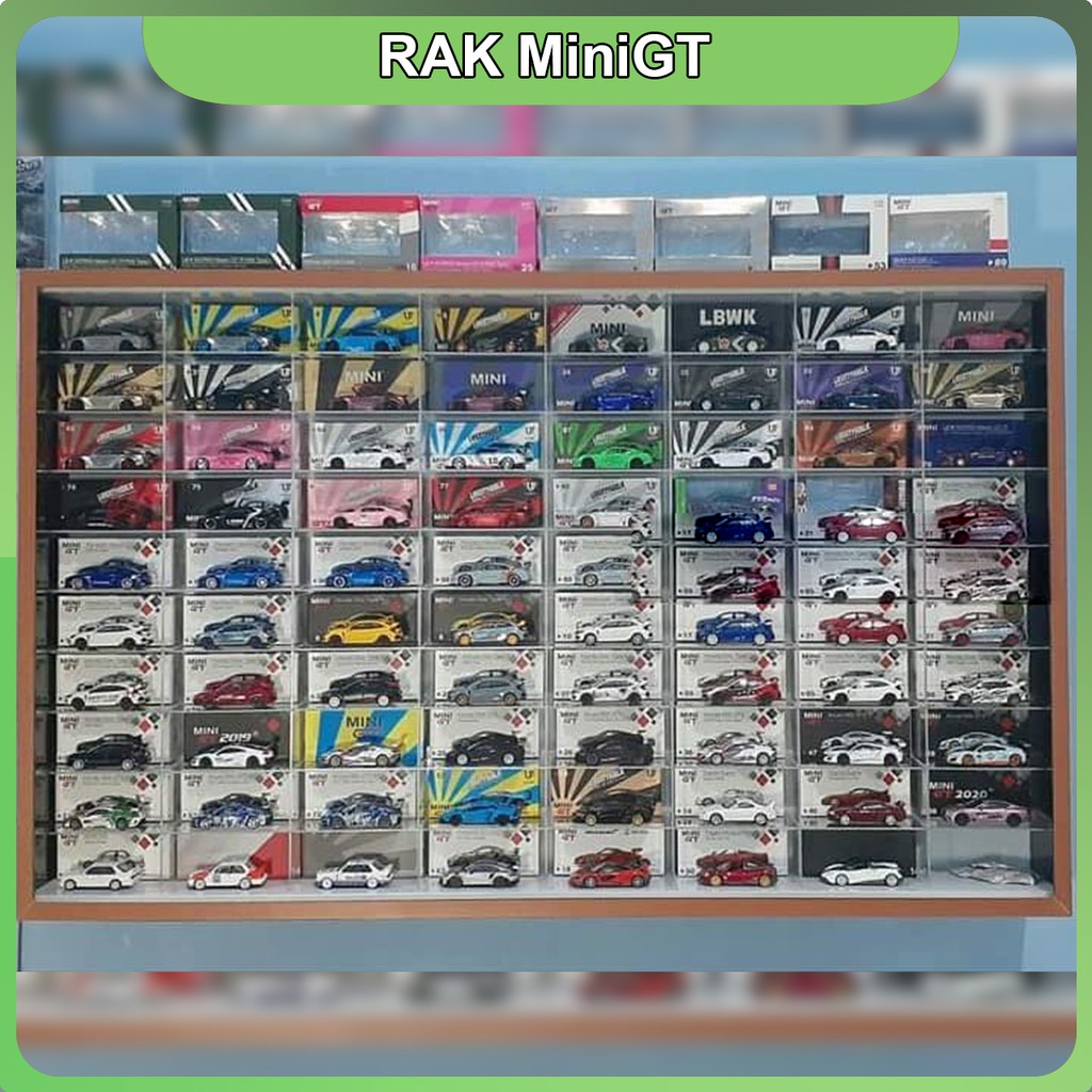Jual Rak MINI GT isi 80 Box In Bahan Acrylic/Akrilik | Shopee Indonesia