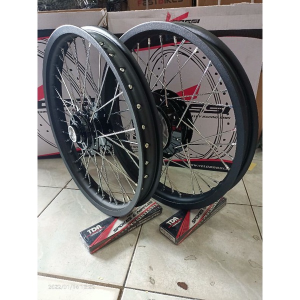 Jual VELG PELEK RX KING RING 18 X185/160 SEPASANG KOMPLIT MERK ROSSI ...