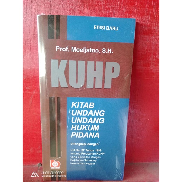 Jual BUKU KUHP KITAB UNDANG UNDANG HUKUM PIDANA EDISI BARU | Shopee Indonesia