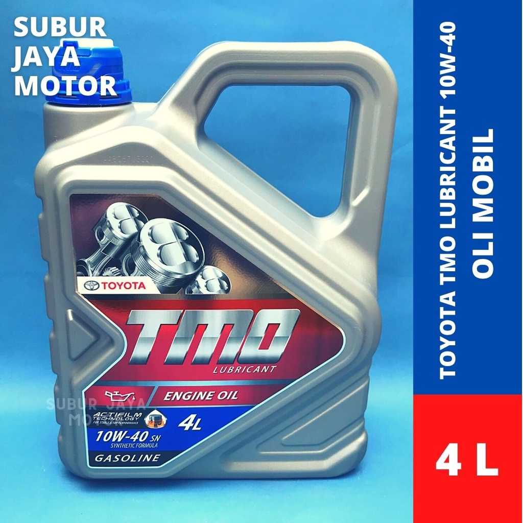 Jual TOYOTA Oli Mesin TMO Lubricant SAE 10W-40 API SN Engine Oil Gasoline - 4L | Shopee Indonesia
