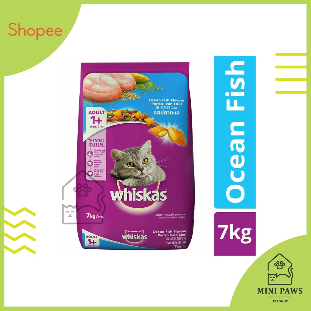 Jual Whiskas Adult/Dewasa - Ocean Fish (7kg) | Shopee Indonesia