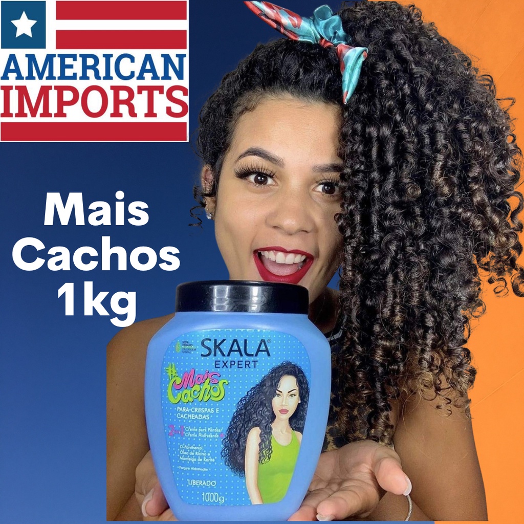 Jual [ORI USA] Skala Expert Mais Cachos Curly Hair Treatment Cream ...