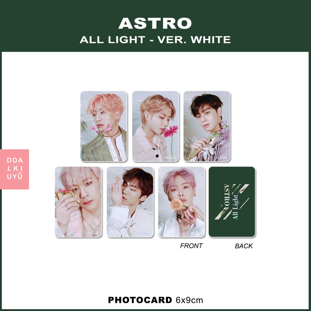 Jual ASTRO - photocard [ALL LIGHT] ver. WHITE | Shopee Indonesia