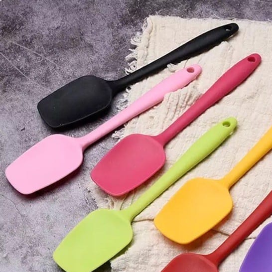 Jual Sendok Spatula 27CM Sekop Kue Bahan Silikon / Sendok Pengaduk ...