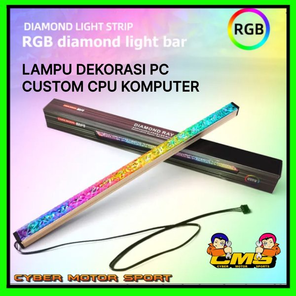 Jual Lampu RGB crystal diamond dekorasi pc komputer custom. pc komputer ...