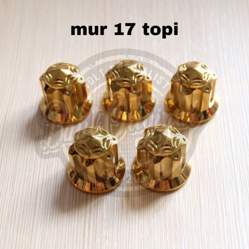 Jual mur probolt topi 17 new model stainless gold original thailand ...