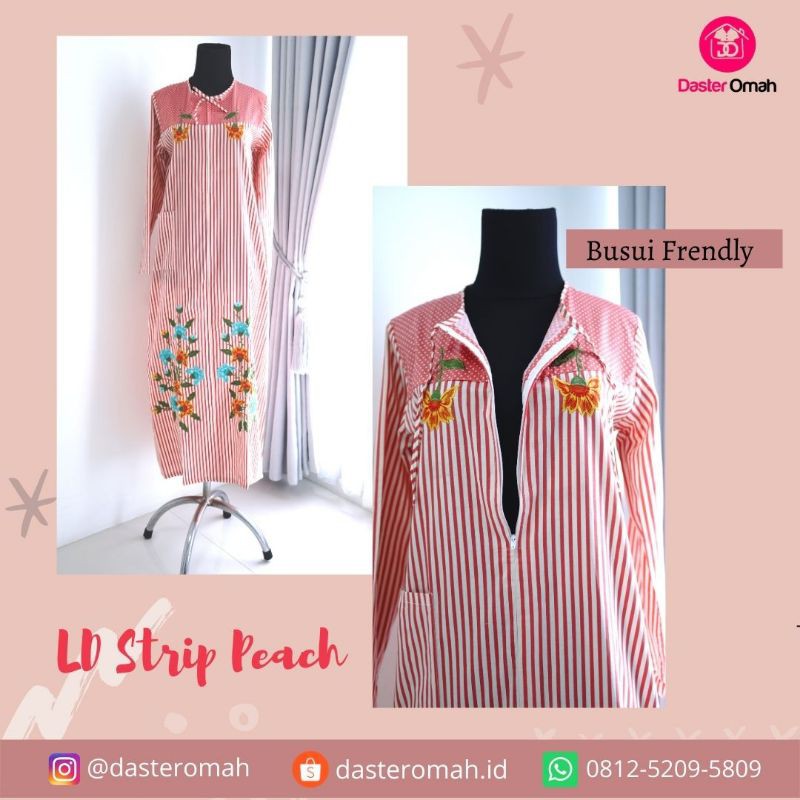Jual Daster Busui katun Jepang merk Tokai asli (LD Strip Peach ...