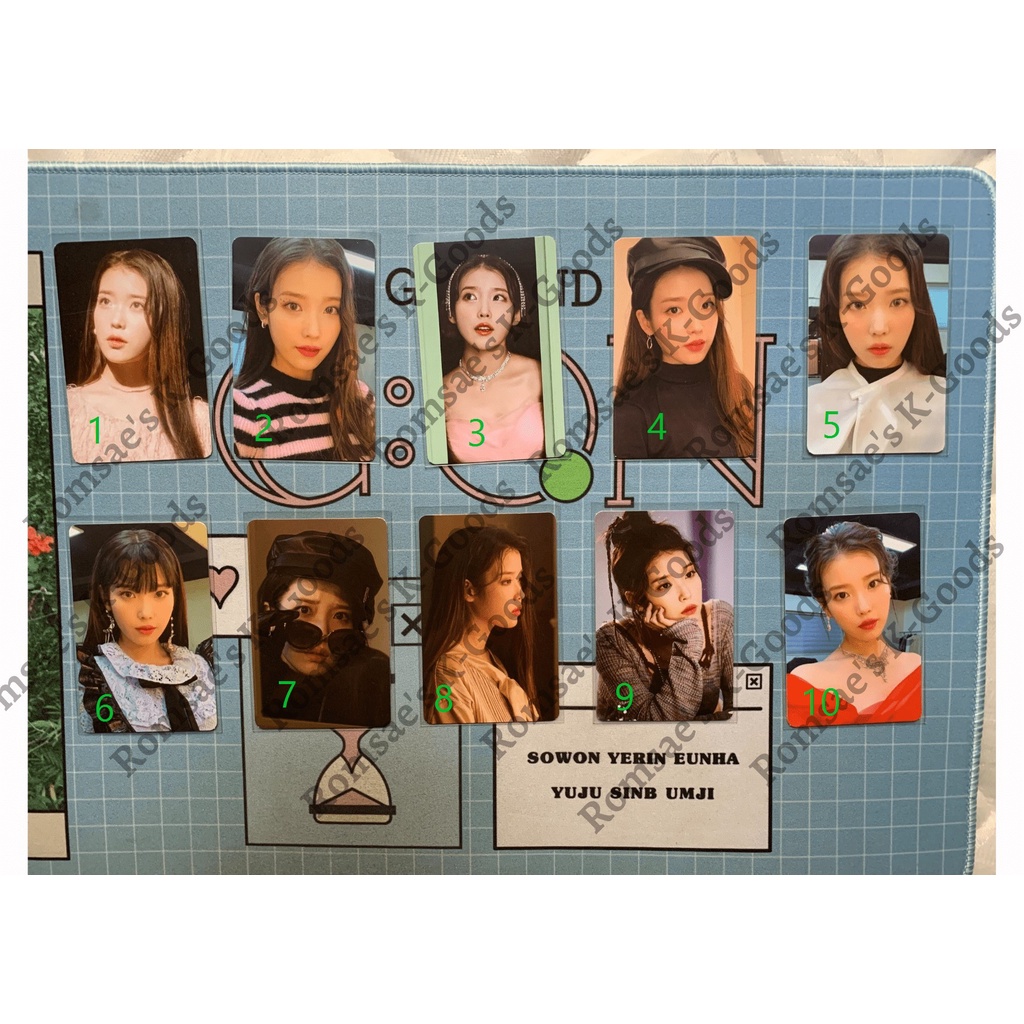 Jual IU Celebrity Official Photocard Set | Shopee Indonesia