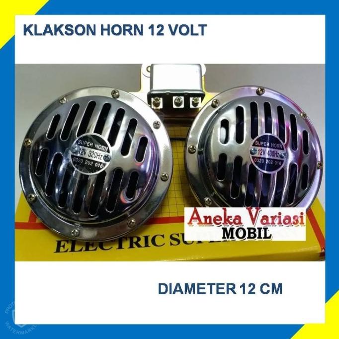 Jual Sparepart Mobil Klakson Horn 12 Volt Klakson Mobil Motor | Shopee ...