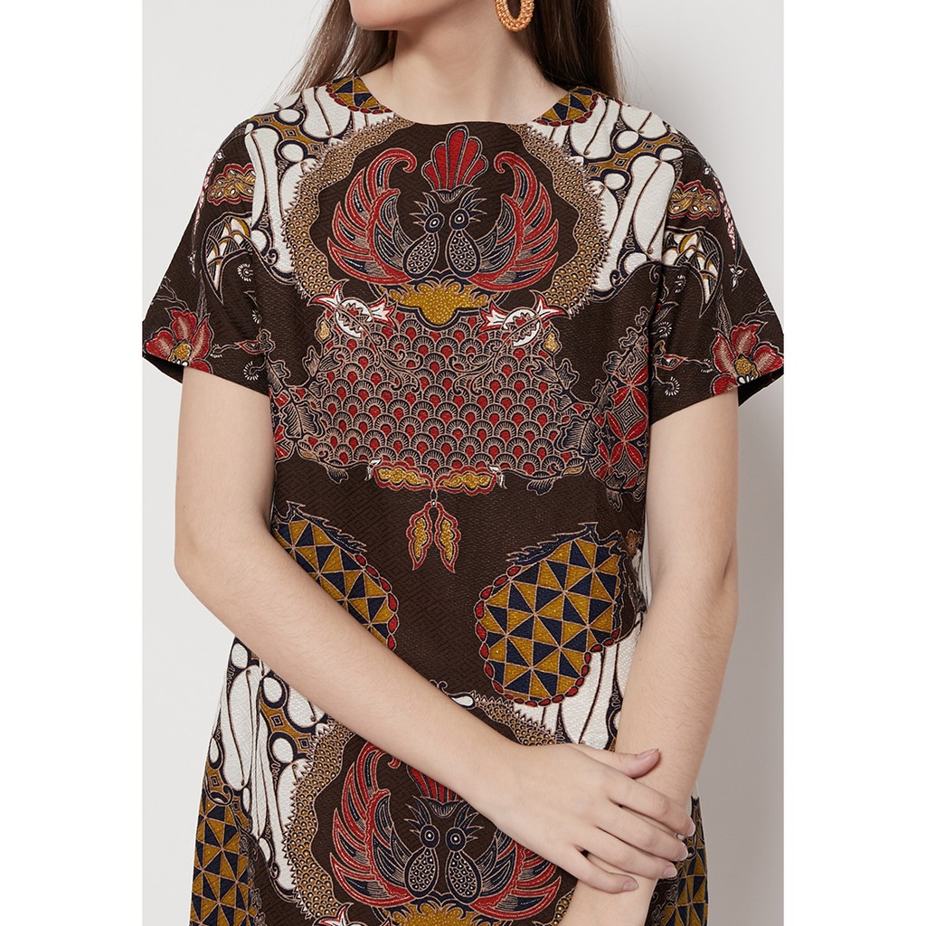 Jual Batik Semar Mala Dress - Parang Kawung Kinasih - All | Shopee ...