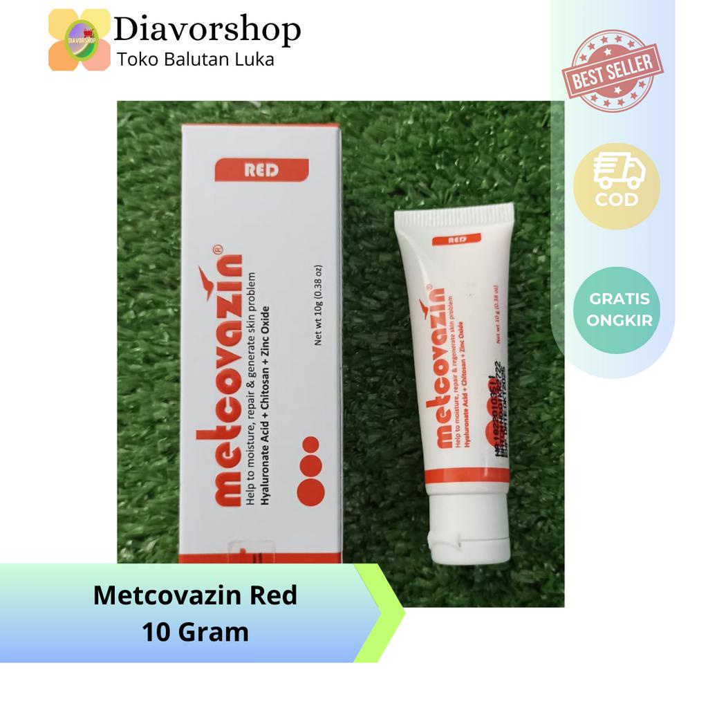Jual Metcovazin Red/pcs 10 gram/25gram cream luka diabetes/semua jenis ...