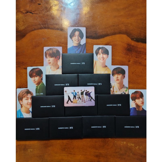 Jual Photocard BTS x Samsung Official Original 1Pack Limited Edition | Shopee Indonesia