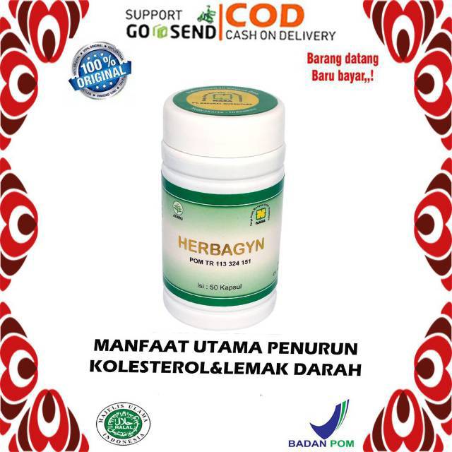 Jual HERBAGYN OBAT PENURUN KOLESTEROL - OBAT ASAMURAT - OBAT PEGEL LINU ...