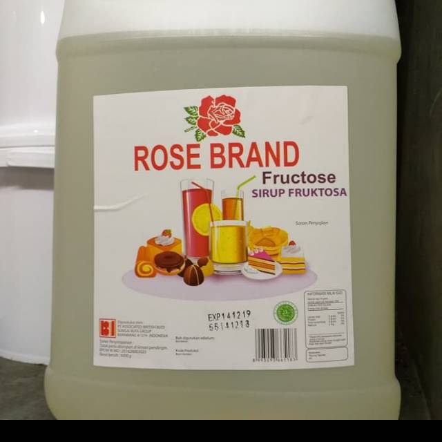 Jual GULA CAIR FRUKTOSA 5Kg / FRUCTOSE ROSE BRAND / SIMPLE SYRUP ...