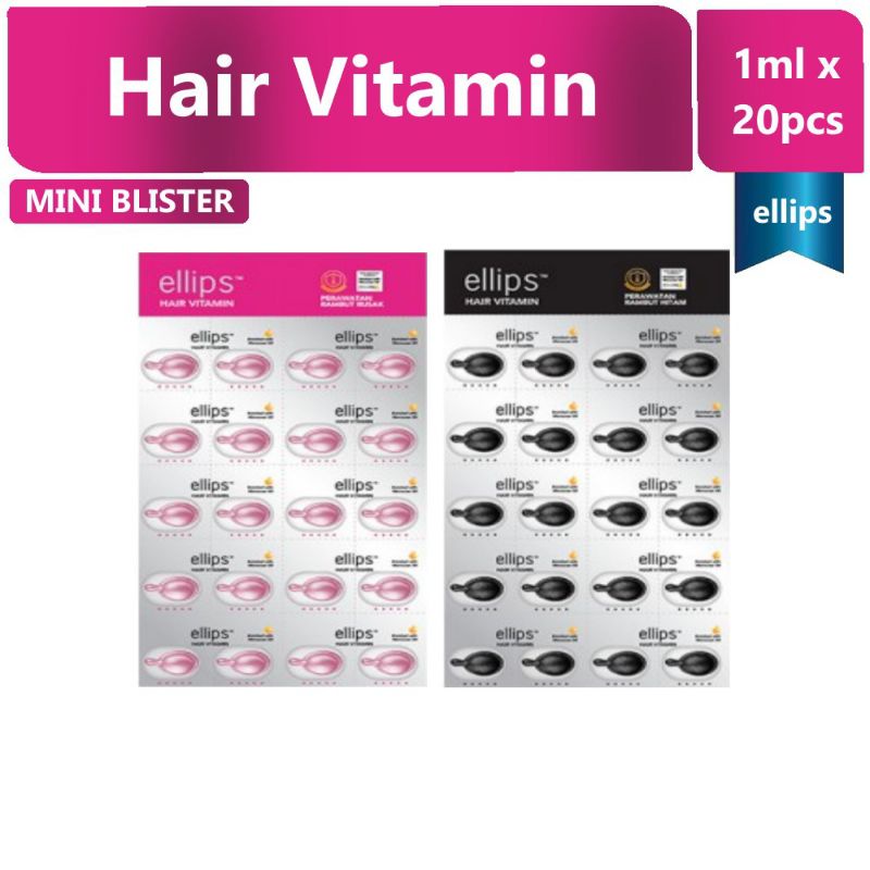 Jual ELLIPS HAIR VITAMIN ( 20 capsules ) | Shopee Indonesia