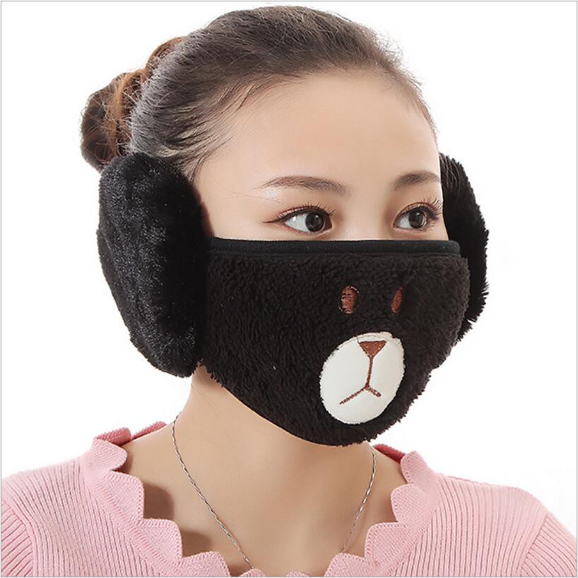 Jual Masker Mulut/Women Ear protective face mask/earmuff anti dust/Typ ...