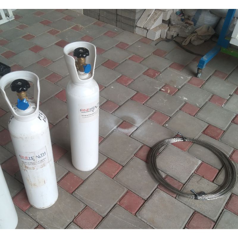 Jual Tabung Argon 1m3 bekas sudah isi argon cocok untuk las Tig Argon ...