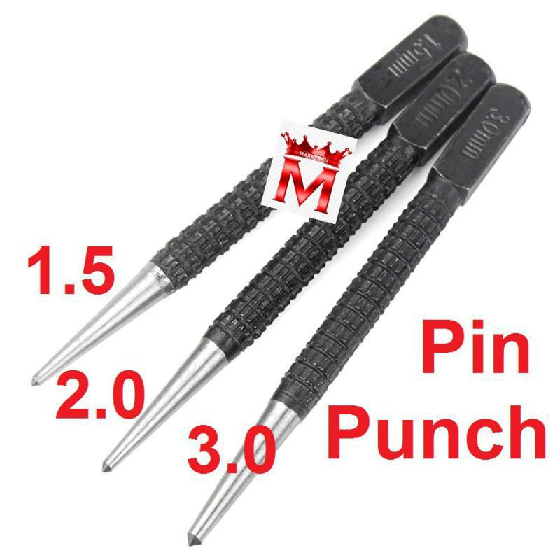 Jual Drip Center Punch Set 3Pcs Metal Drill Pointer Paku Penitik Mata ...