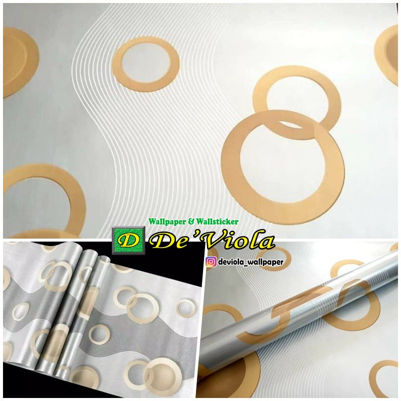 Jual Wallsticker (Wallpaper Stiker) Motif Abstrak/Geometri/Lingkaran ...