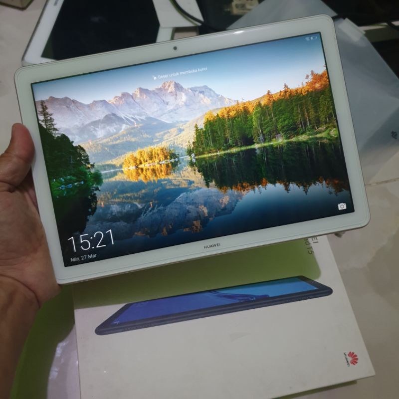 Jual Tab Huawei Mediapad T5 10inch Ram 3/32gb second mulus | Shopee ...