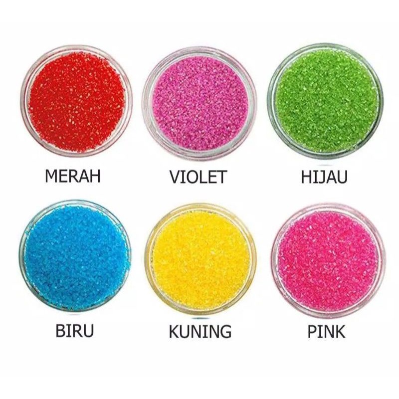 Jual sanding sugar 100gram | gula warna warni | gula arbanat | gula ...