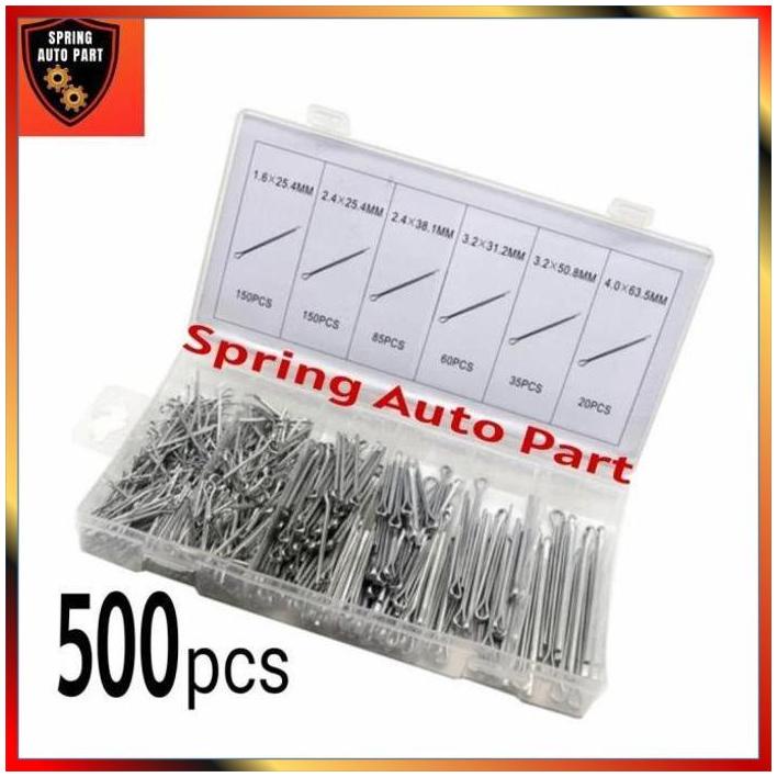 Jual Split Pen Cotter Pin Baja Galvanis 500 pcs | Shopee Indonesia
