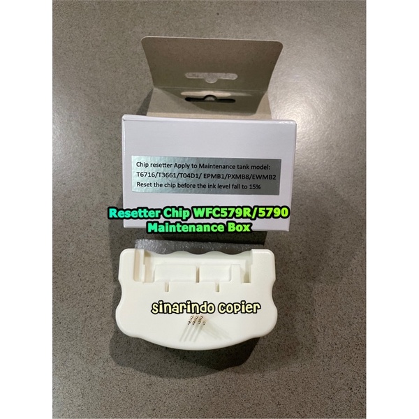 Jual Resetter CHIP Maintenance Box Epson WFC579R/5290/5790 | Shopee ...