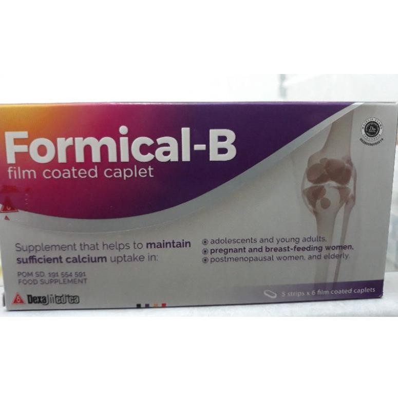 Jual Mall FORMICAL-B , Vitamin Kalsium (1 Strip isi 6 Tablet) | Shopee Indonesia