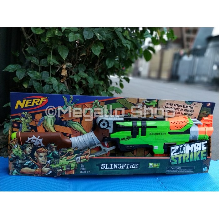 Jual cg130 Nerf Zombie Strike Slingfire Original Hasbro | Shopee Indonesia
