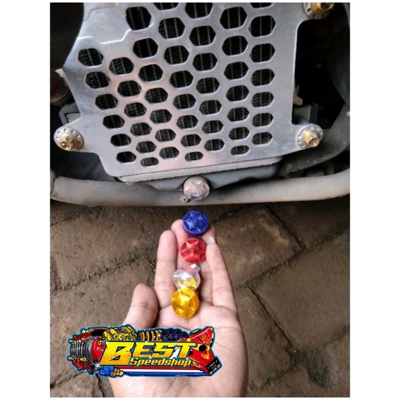 Jual BAUT TAP RADIATOR BAUT PEMBUANGAN AIR RADIATOR CNC VARIO PCX ADV ...