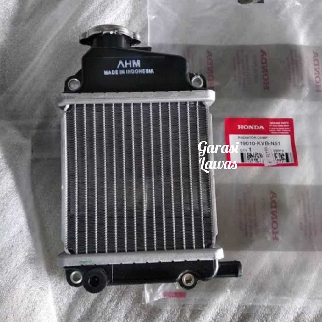 Jual 19010-KVB-N51Radiator comp Original AHM Honda Vario 110 karbu ...