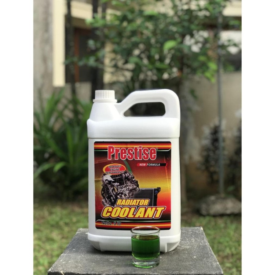 Jual Air Radiator Coolant Hijau Prestise Galon 5 Liter | Shopee Indonesia