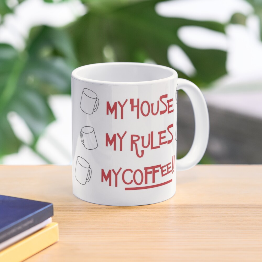 Jual Mug Knives Out My House My Rules My Coffee | Shopee Indonesia