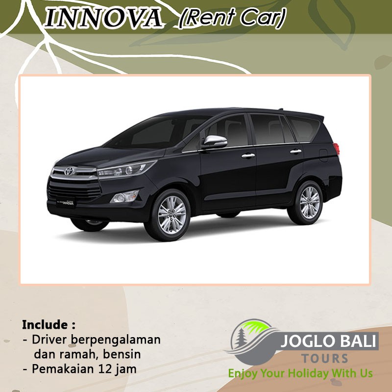 Jual Sewa Mobil Inova + Driver di Bali | Shopee Indonesia