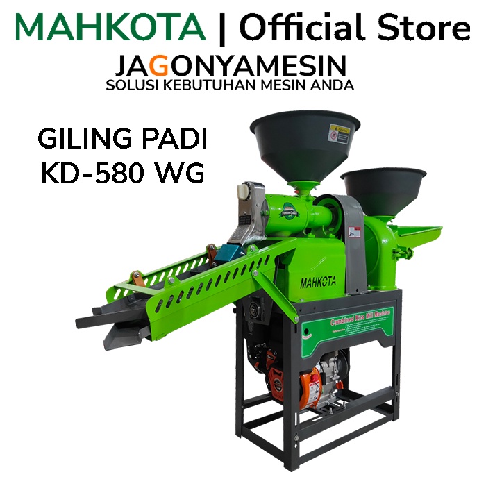 Jual MAHKOTA MESIN GILING PADI DAN PENEPUNG KD-580 WG WITH SEPARATOR | Shopee Indonesia