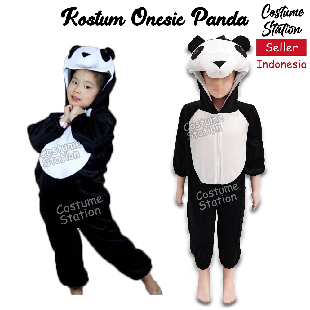 Jual Kostum Onesie Panda / Costume Hewan Animal Binatang anak | Shopee ...