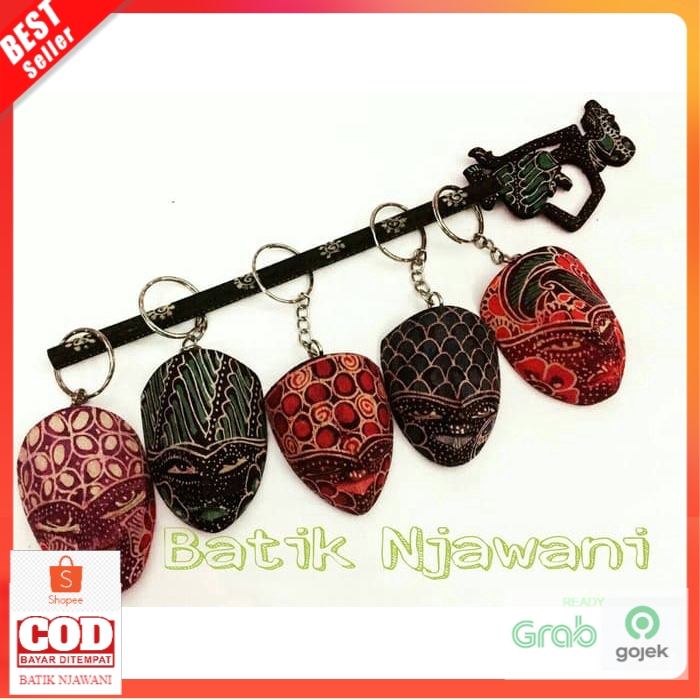 Jual Gantungan Kunci Topeng Wayang Batik Grosir | Shopee Indonesia
