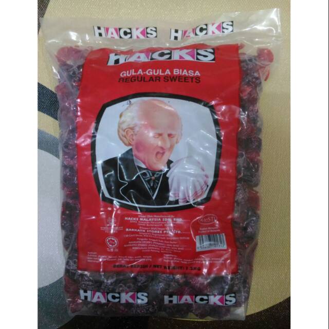 Jual Permen Hacks Merah Regular Sweets ORIGINAL 1,5 kg | Shopee Indonesia