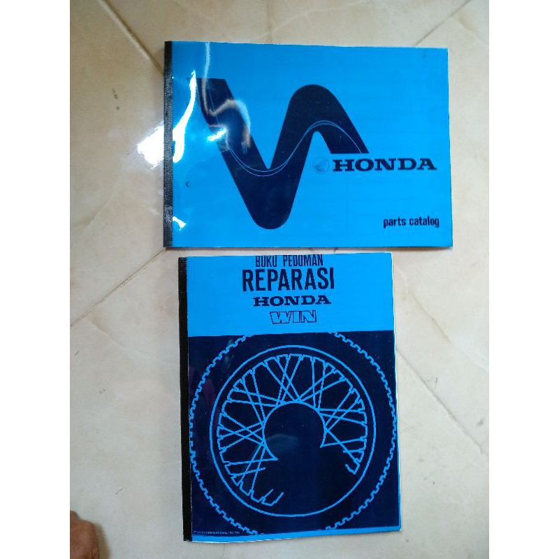 Jual buku panduan katalog restorasi reparasi Honda win tahun 1985 dan ...
