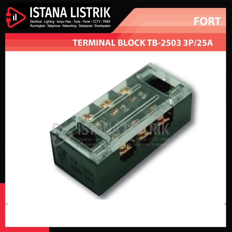 Jual FORT TERMINAL BLOCK TB 25A | Shopee Indonesia