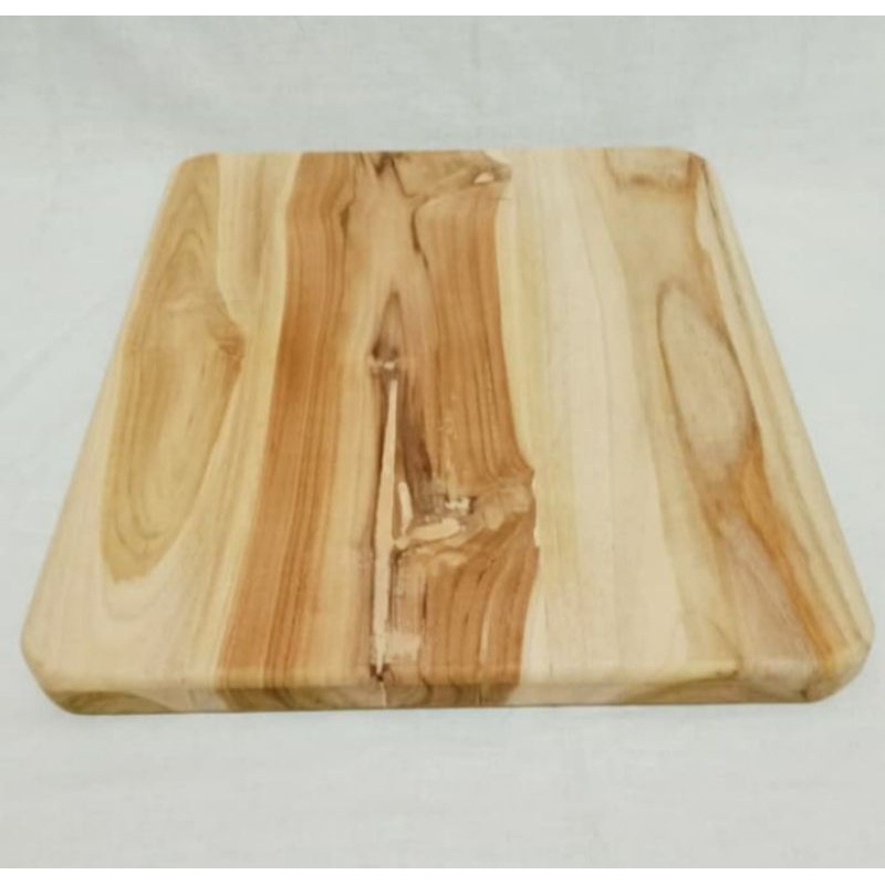 Jual Telenan Papan Alas Potong Kayu Jati Asli Ukuran Besar | Shopee ...